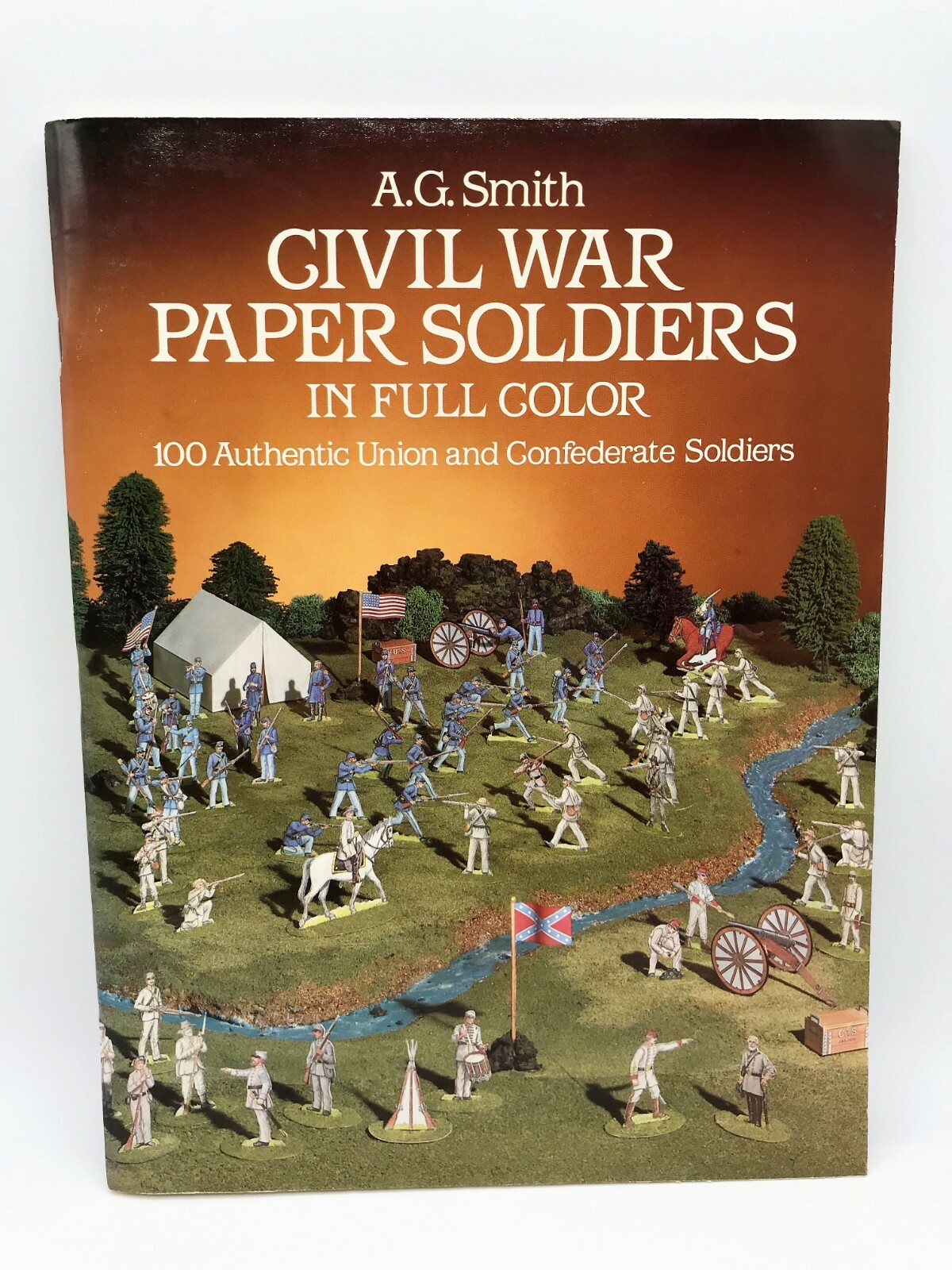 Civil War Paper Soldiers 100 Union/Confederate (A.G. Smith) 1985 Craft ...