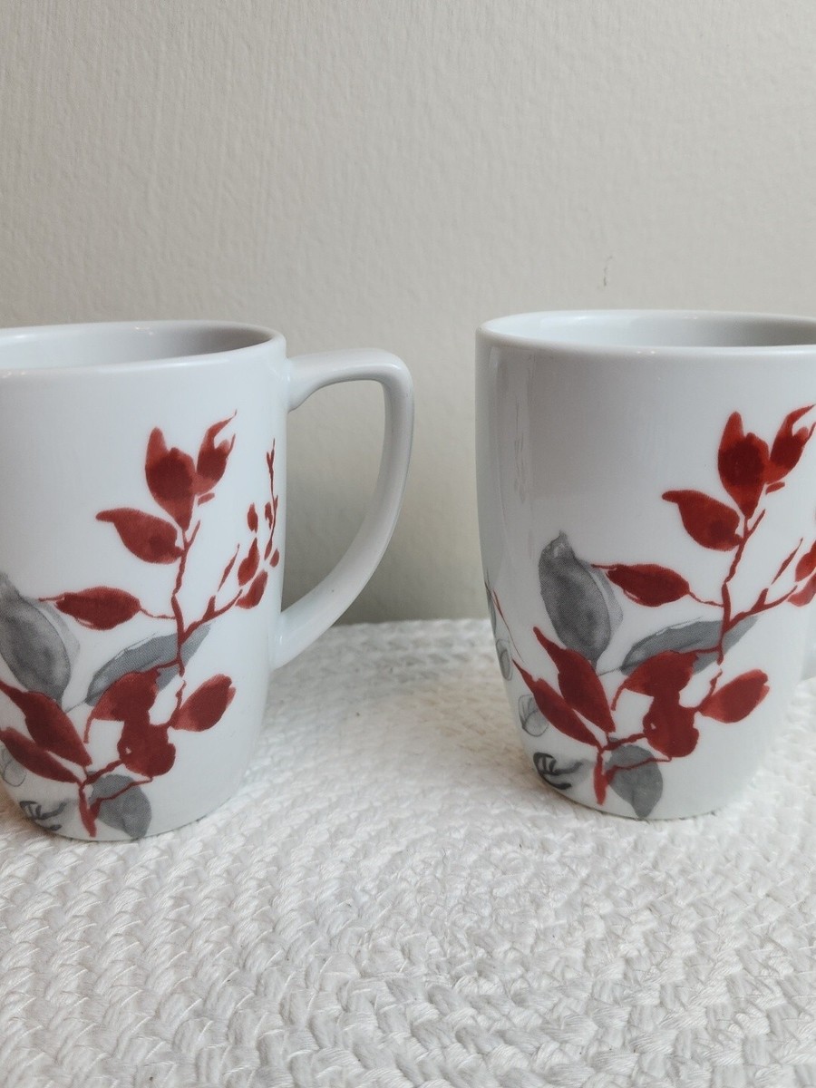 Coffee Mugs Corelle Square Kyoto Leaves Porcelain Mug - 12 Oz Japanese ...
