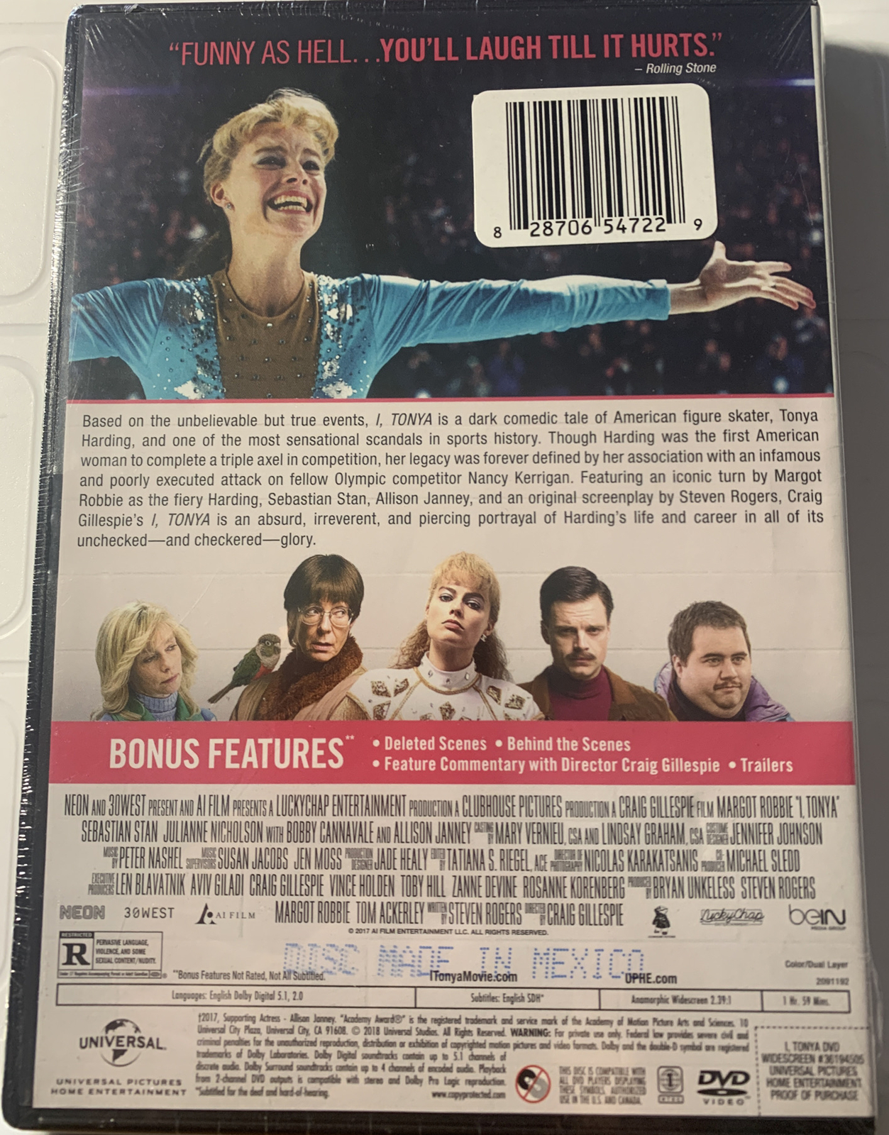 I, Tonya (DVD, 2017) Brand New Factory Sealed 191329046067| eBay