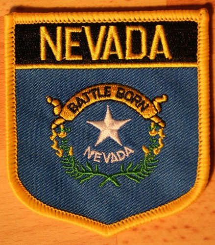 NEVADA NV US State USA Shield Country Flag Embroidered PATCH Badge P1 ...