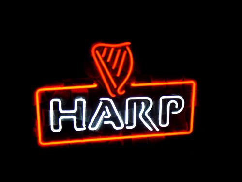 HARP Neon Sign Light Club Studio Wall Decor Visual Artwork Handmade ...