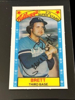 1979 KELLOGGS 3D Super-Stars #50 GEORGE BRETT HOF Royals Baseball Card ...