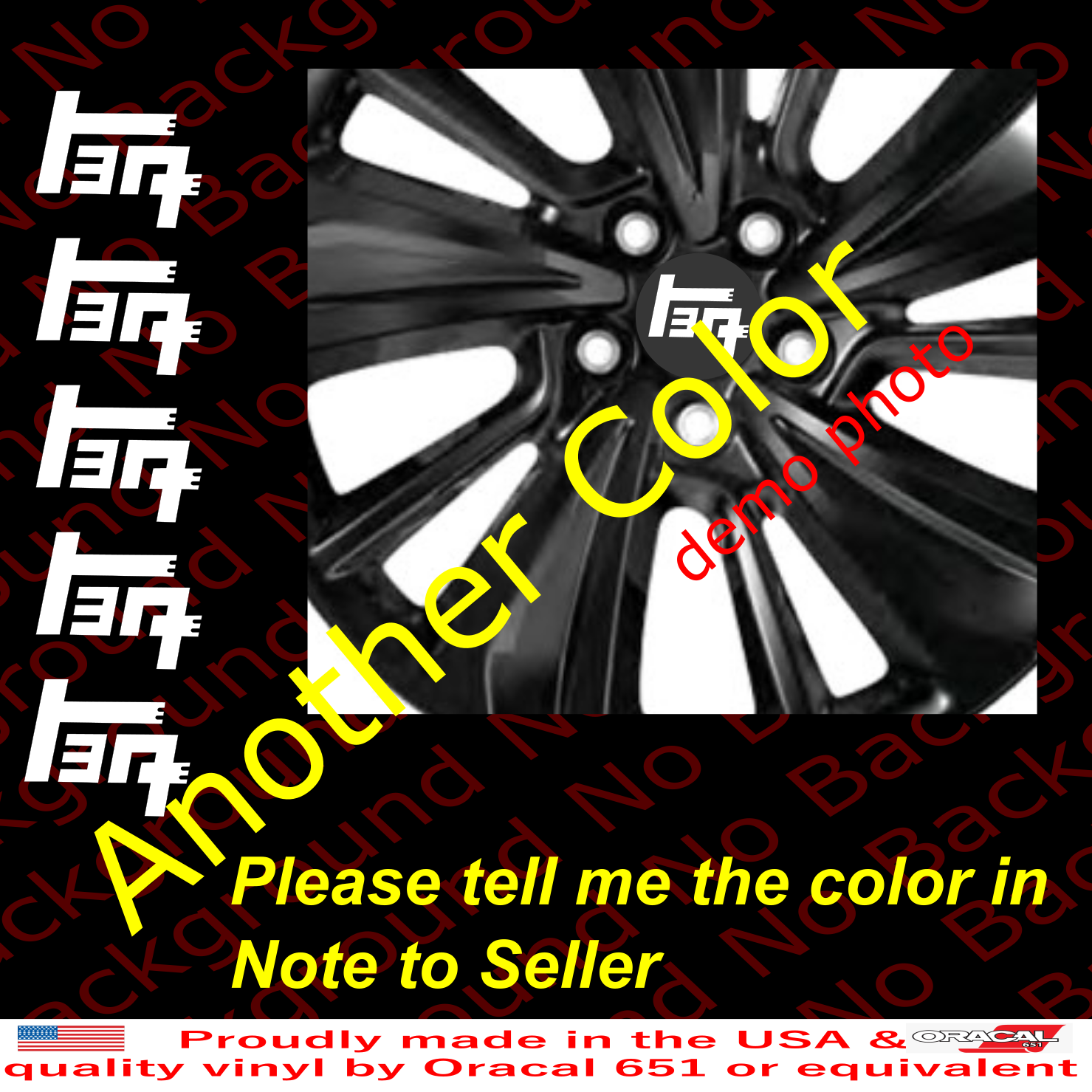 Set of 5pc Vintage TEQ Wheel Center Cap Vinyl Die Cut Decals for Toyota ...