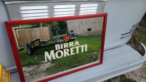 Birra Moretti Mirror Beer Sign | eBay