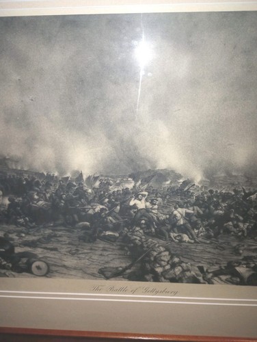 "RESERVED" Large Photogravure P F Rothermel By Elliott 1870 Battle Of ...
