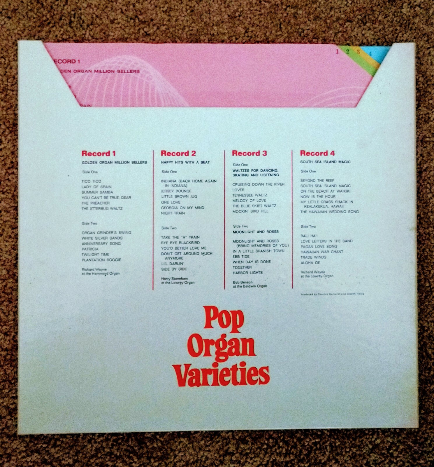 Vintage Readers Digest Pop Organ Varieties. 4 Record Set. | eBay