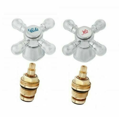 Heavy Duty Traditional Metal Tap Reviver Kit /Replacement Tap Heads of ...