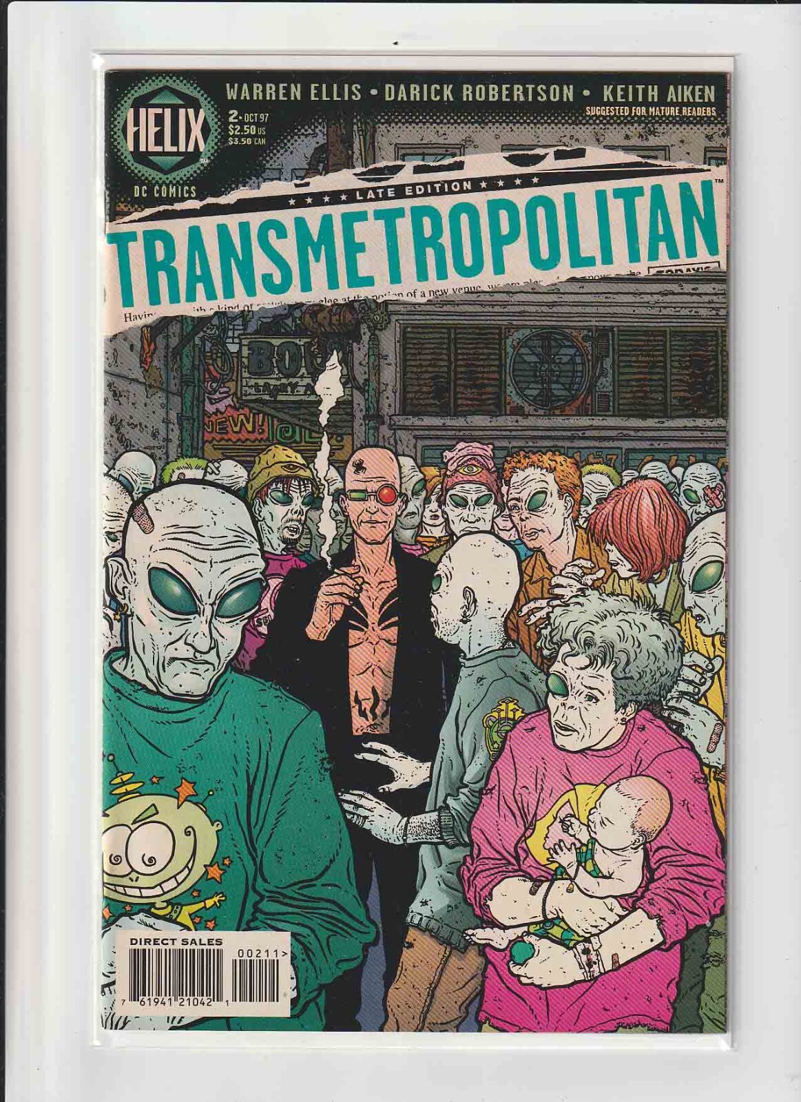Transmetropolitan #2 (1997) 1st Appearance of Fred Christ / "Down the ...