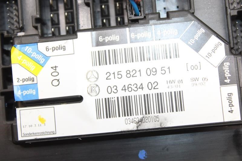 00-06 MERCEDES BENZ W215 CL Class Front Left Seat Switch Control ...