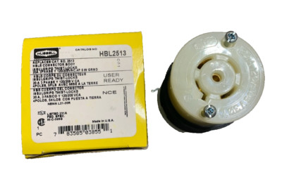HUBBELL HBL2513 Locking Connector: L21-20R, 20 A, 120/208V AC, 4 Poles ...