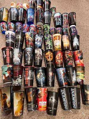 AMC movie theater cups lot of 53 - Some Duplicates | eBay