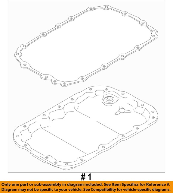 Automatic Transmission Oil Pan Genuine for BMW 24117581605 for sale ...
