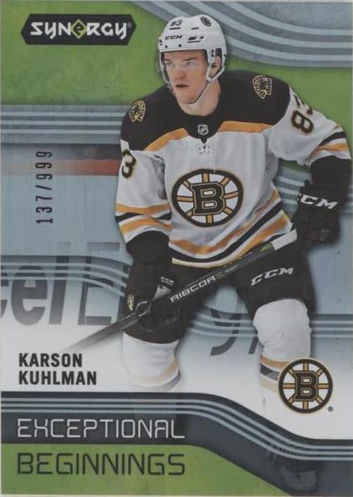 2019-20 Upper Deck Synergy - Exceptional Beginnings Karson Kuhlman #EB ...