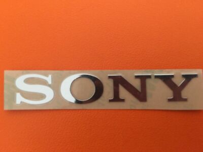 1 pcs Sticker for Sony Silver Logo TV PlayStation Game Laptop Desktop ...