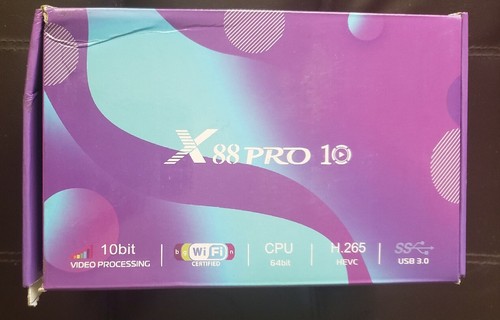 Android 11.0 TV Box X88 Pro 10 Quad Core 2GB RAM 16GB ROM BT4.2 Dual ...