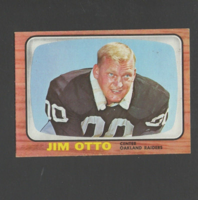 1966 Topps Football Card #115 Jim Otto-Oakland Raiders Ex Mint Card | eBay
