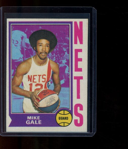 1974-75 Topps Basketball Mike Gale New York Nets #191 | eBay