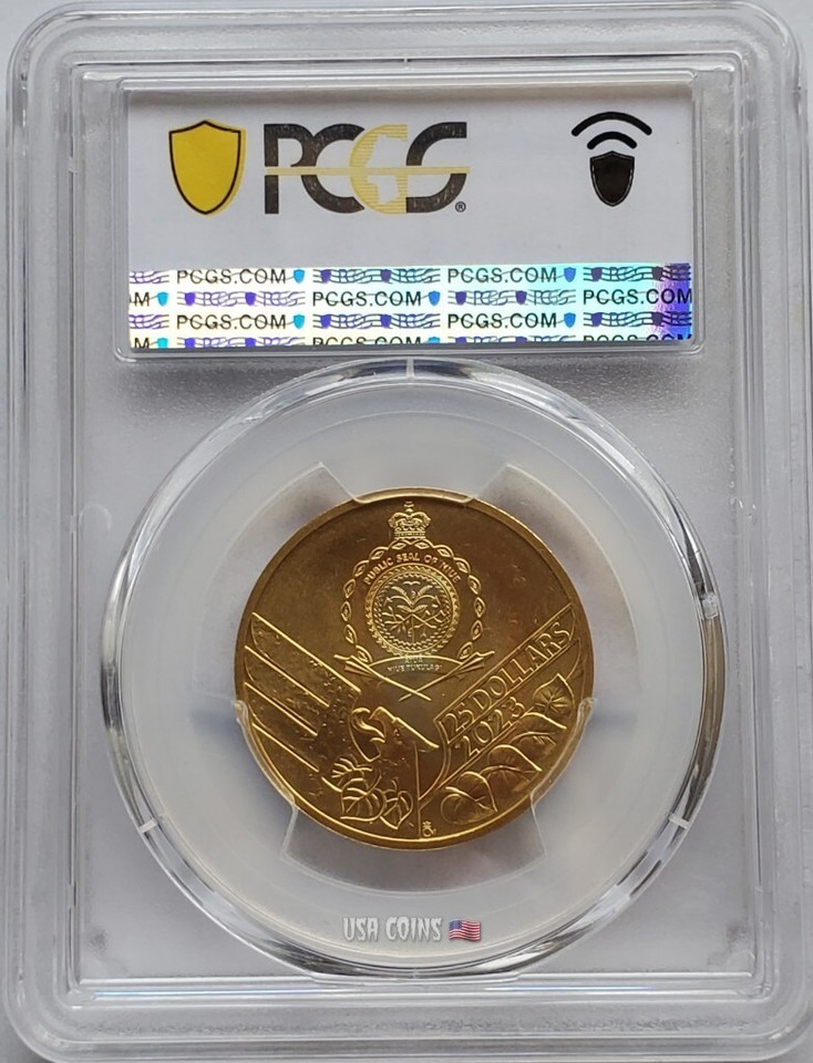 2023 1/2 Oz GOLD $25 Niue CZECH LION PCGS MS70 Gold Shield Coin. | eBay
