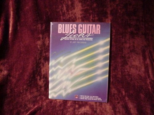BLUES GUITAR LICKS By Jay Friedman *Excellent Condition* 9999587933| eBay