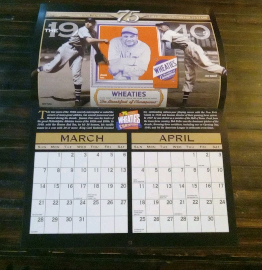 Lot Of 2 Wheaties 75 Yrs of Champions Cereal Boxes Flat And 2 1999 ...