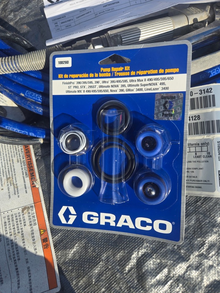 Graco NOVA 390 PC Electric Airless Sprayer (826195) w/ hose and gun w/2 ...