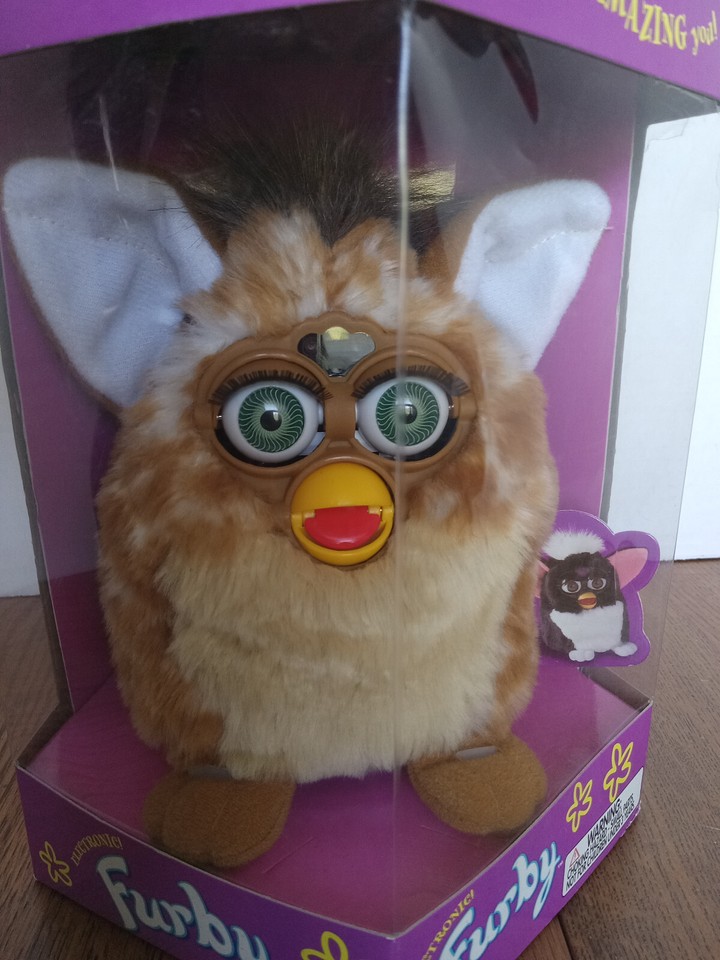 VTG 1998 FURBY ORIGINAL UNOPENED Box Brown Tan 1st Edition Tiger ...