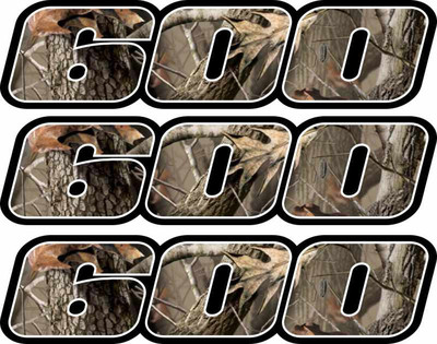 Camo 600 Decals Stickers 4x4 Grizzly Graphics Sticker Snowmobile Quad ...