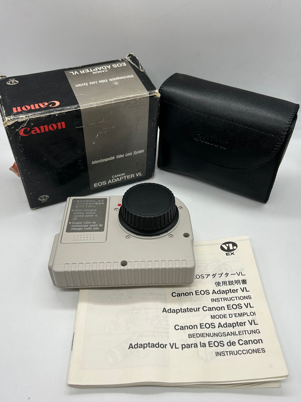 Canon EOS Adapter VL with Soft Case for Canon EF Lenses (NEW) for sale ...