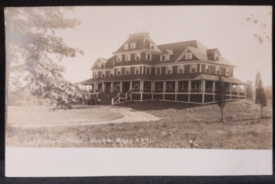 RPPC SHARON MASSACHUSETTS MA Lake Shore Home ca 1900s Postcard | eBay