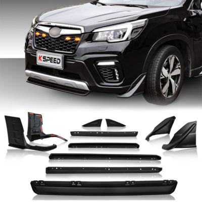 Fit 2019-2022 Subaru Forester SK STI Style Bumper Lips Trim Covers Body ...