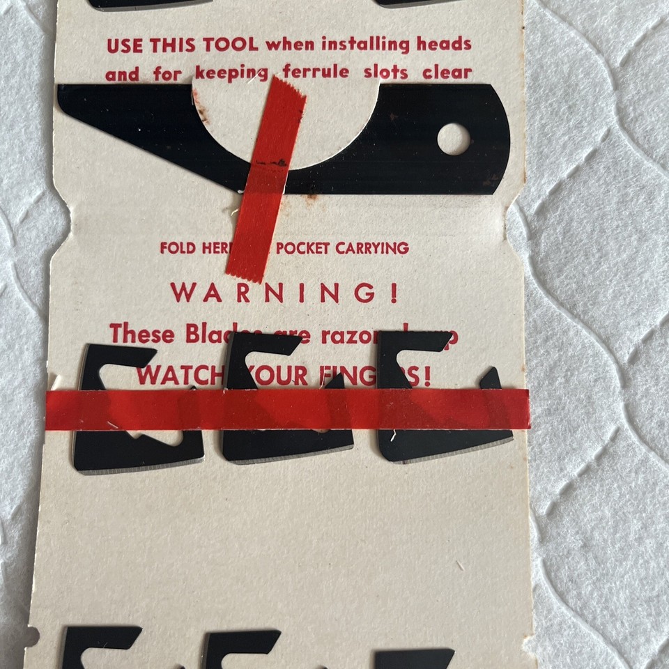 VTG Fred Bear Razorhead Auxiliary Blades Bear Archery Arrow Broadhead Inserts | eBay