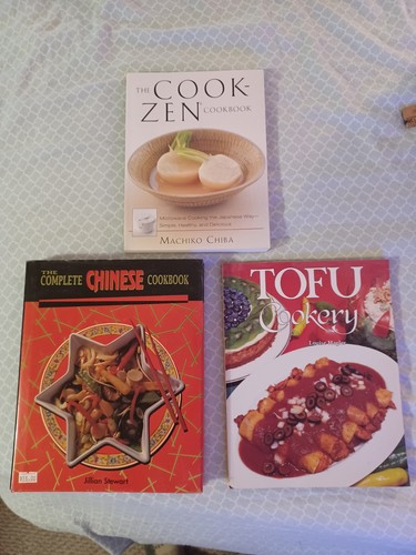 Lot Of 3 Cookbooks Asian Cook Zen Cookbook Tofu Cookery Complete ...