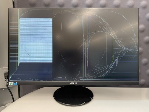 DAMAGED Asus VL279HE 27" FHD 75Hz 5ms LED LCD Gaming IPS Monitor | eBay