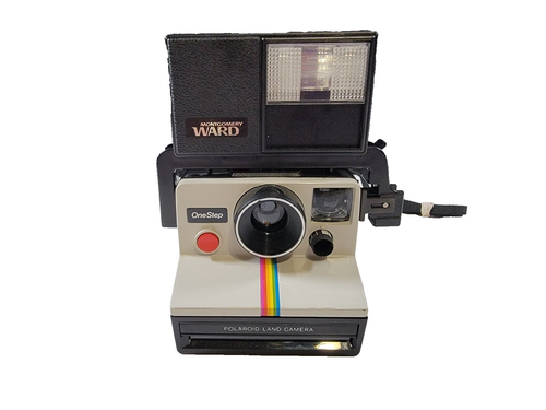 Polaroid OneStep Land Camera Instant Film Camera with Montgomery Ward ...