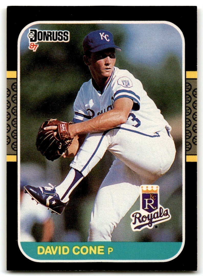 1987 DONRUSS DAVID CONE RC KANSAS CITY ROYALS #502 | eBay