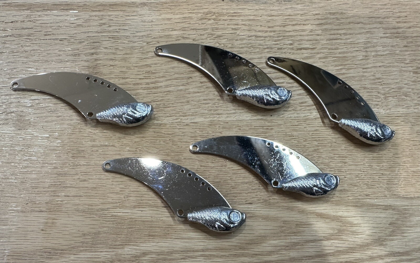 ULTRA MINNOW VIBRATING BLADE 1 Oz. Lot Of 5 OF NICKLE BLADE | eBay