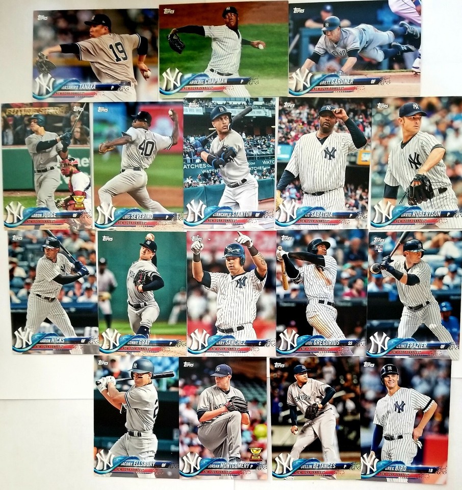 Aaron Jugde (6) New York Yankees 2018 Topps Limited Edition 17 Card ...