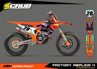 KTM Graphic SX SXF 2023 2024 125 150 250 300 350 450 Decals XC XCf ...