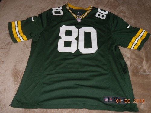 Vintage Nike Green Bay Packers Donald Driver NFL Home Jersey (size XXL ...