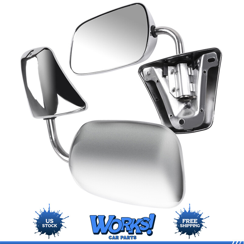 For Chevy Blazer /GMC Jimmy Pickup Chrome Manual Side View Door Mirrors ...