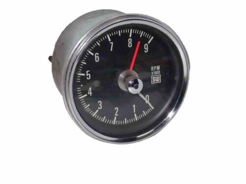 Vintage Stewart Warner 9,000 RPM Tachometer 9K Tach Muscle Car Hot Rod ...