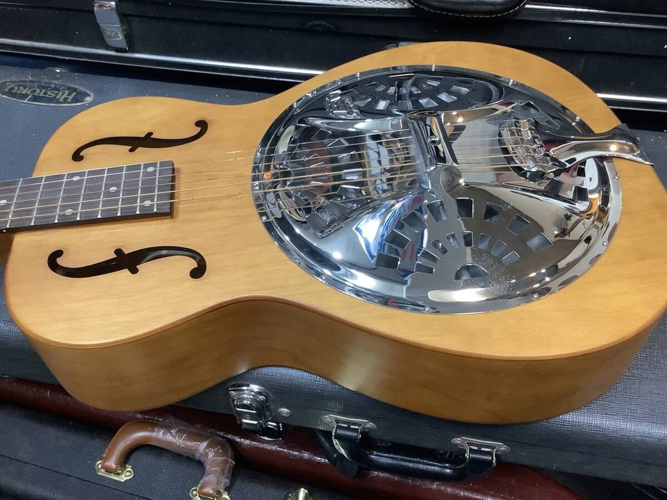 Dobro Resonator Guitar Aluminum Cone Blues Slide Acoustic Vintage Sound ...