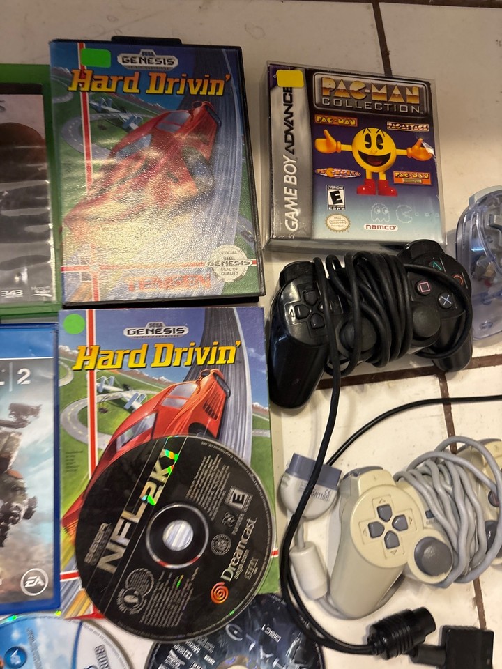 Vintage Retro Game Lot Bundle Nintendo ps1 SNES GameCube untested as is ...