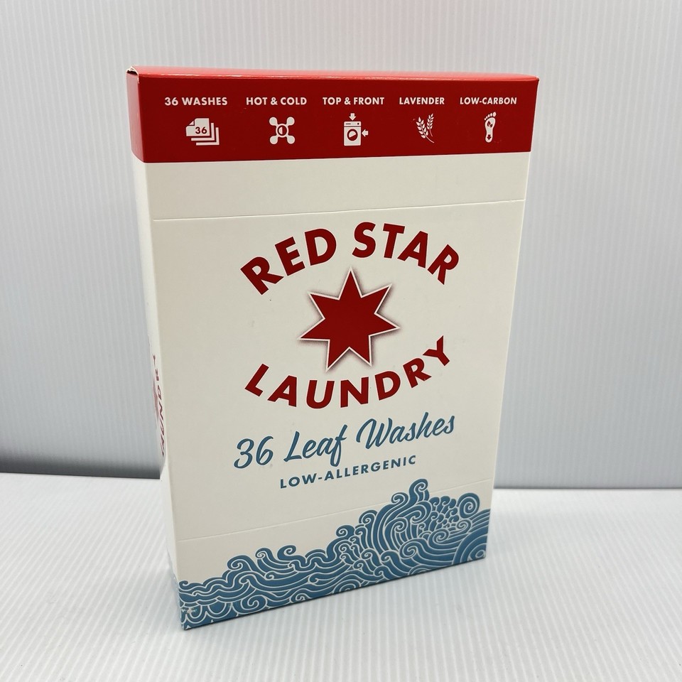 Red Star Cleaner Laundry Sheets Bamboo 36 in box (72 washes) low ...