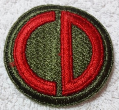 WW2 US Army 85th Infantry "Custer Division" SSI Patch Authentic No Glow ...