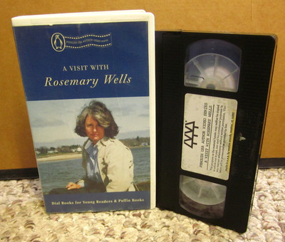ROSEMARY WELLS biography VHS author Max & Ruby kids Video Visit ...