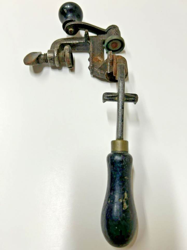 Antique Vintage Antique Shotgun Shell Reloading Tool Hand Crank Crimper ...