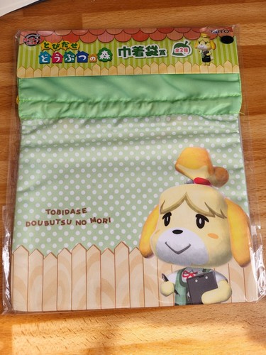 New Leaf Era Isabelle Drawstring Bag Animal Crossing | eBay