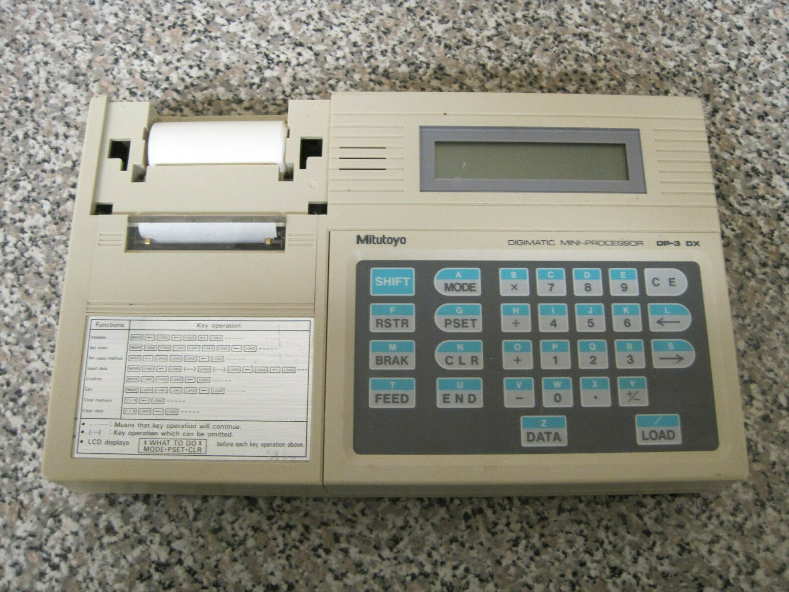 1 Mitutoyo Digimatic Mini-processor Keyboard Unit Dp-3dx 939437 for ...