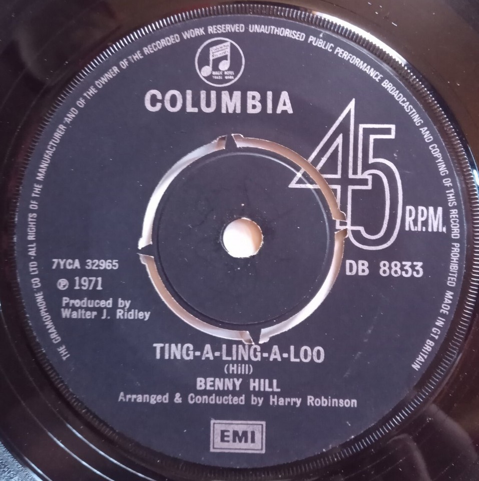 BENNY HILL - ERNIE (The Fastest Milkman In The West) ORIGINAL UK 7 ...